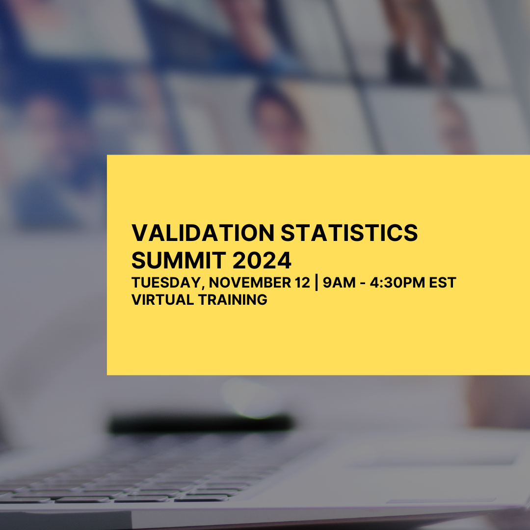 Validation Statistics Summit Kenx