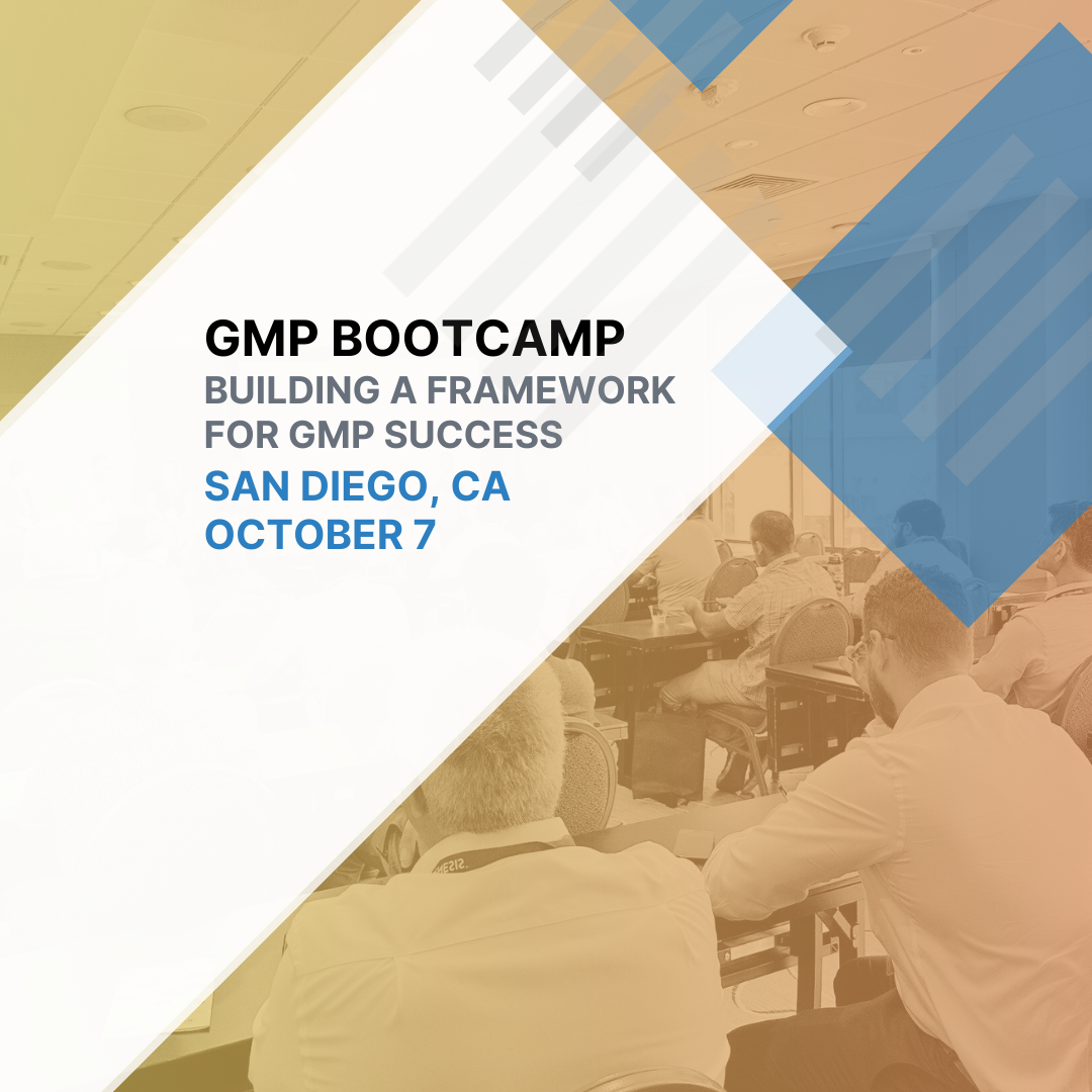 GMP Bootcamp: Building a Framework for GMP Success | KENX