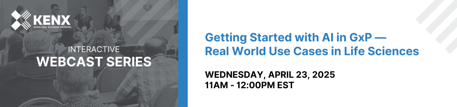 Getting Started with AI in GxP — Real World Use Cases in Life Sciences ...